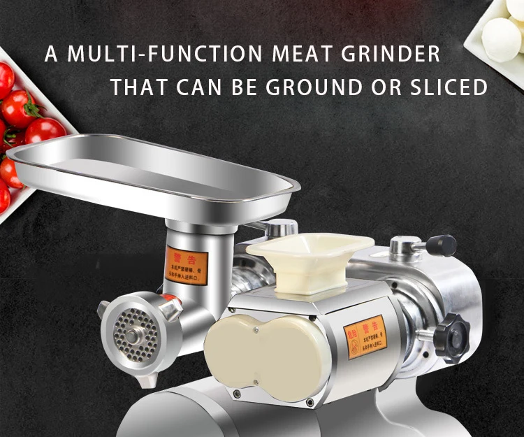 Commercial Double Use Mincer and Slicer - 1 Year Warranty