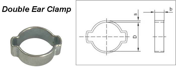 Amazing Quality Made In China Suppliers Oetiker Style Double Ear Clamps ...