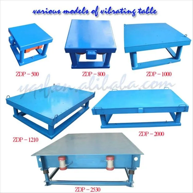 Vibrating Table For Concrete Molds Manufacture Price - Buy Vibrating ...