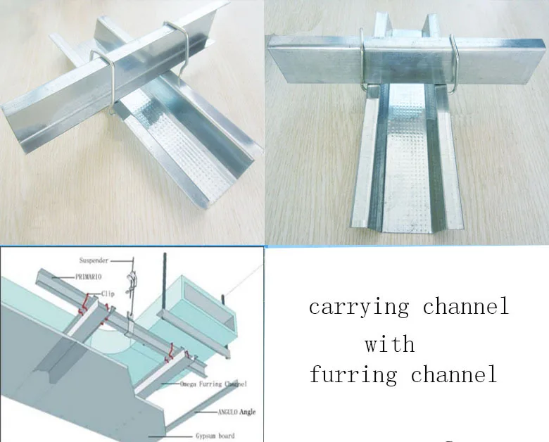 Metal Furring Channel/top Hat Roof Battens/ceiling Metal Furring ...