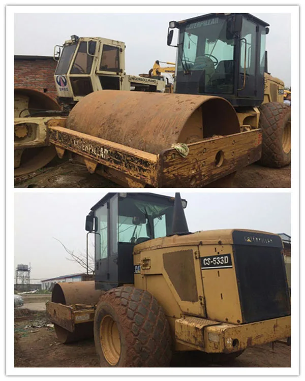 Used Cs533d Caterpillar Cat Single Drum Vibratory Road Rollers For Sale ...