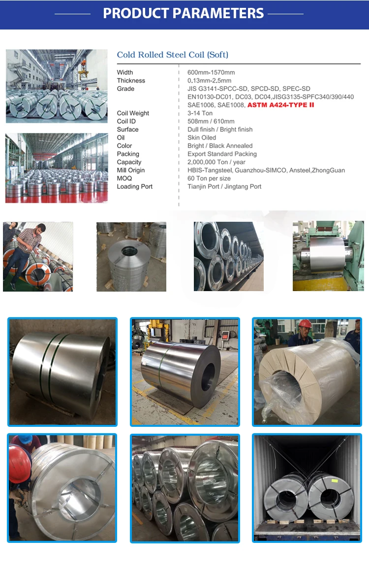 High Quality Crca Sheet For Construction & Base Metal Spcc Sd/spcc Sb ...