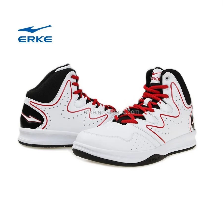 Erke China Top Brand Wholesale High Ankle Professionals Mens Basketball ...