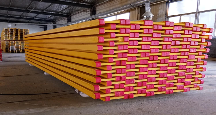 H20 Beam With Red Plastic Covers For Construction Building Materials ...