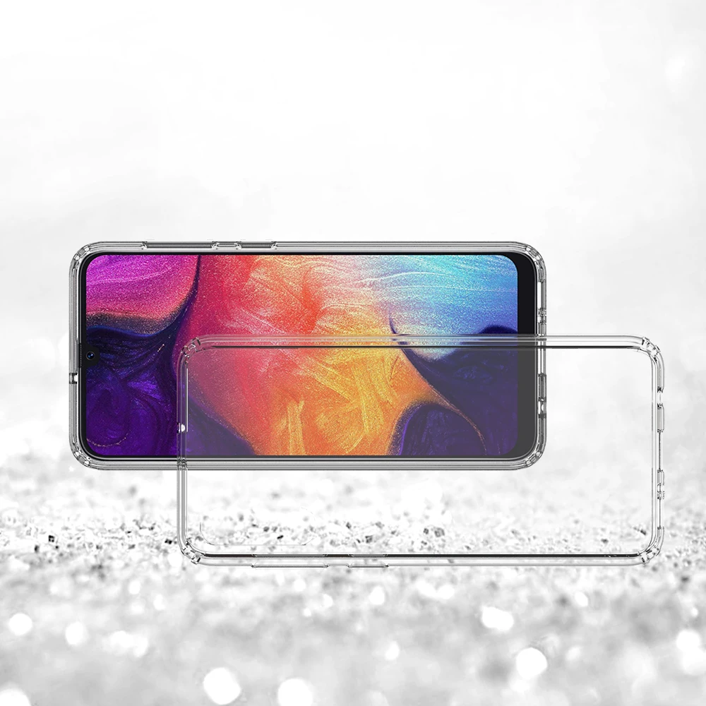 For Samsung Galaxy A50 Case,Shockproof Hard Acrylic Back Case Cover For ...