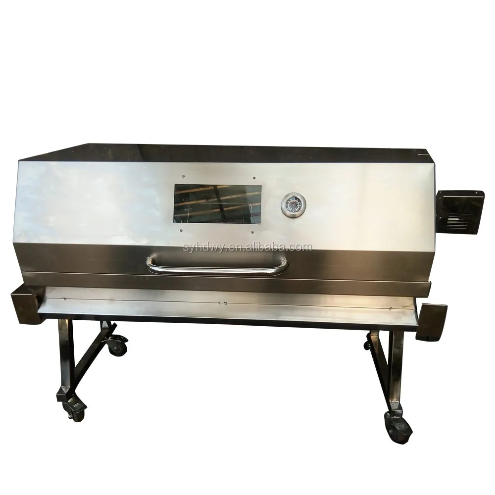 Large Stainless Steel Braai Grill Gas Spit Roaster Rotisserie For Sale ...