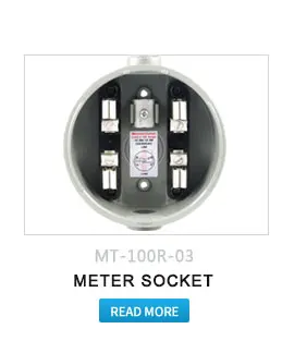 Low Price 200 Amp Dual 5th Terminal Jaw Gang Square Base Meter Socket ...