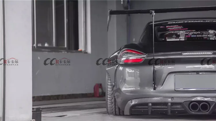 Wide Body Kit for Porsche Cayman 981 Boxster Body Parts