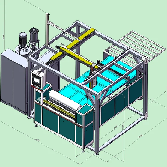 Fiberglass FRP Filament Winding Roving Machine for 4040, 8040 Membranes