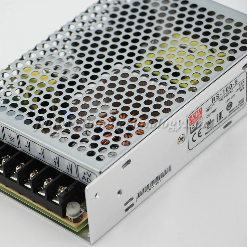 100w 5 Volt Power Supply Meanwell Rs-100-5 220v To 5v Dc Power Supply ...