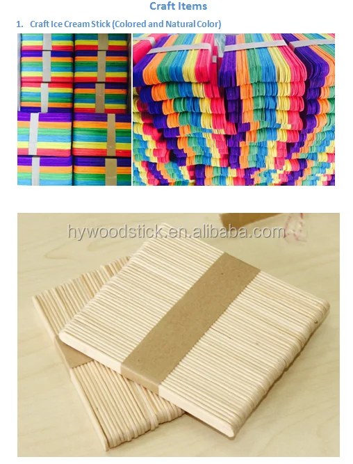 Flat Wooden Craft Sticks - Perfect for Art & Collectibles