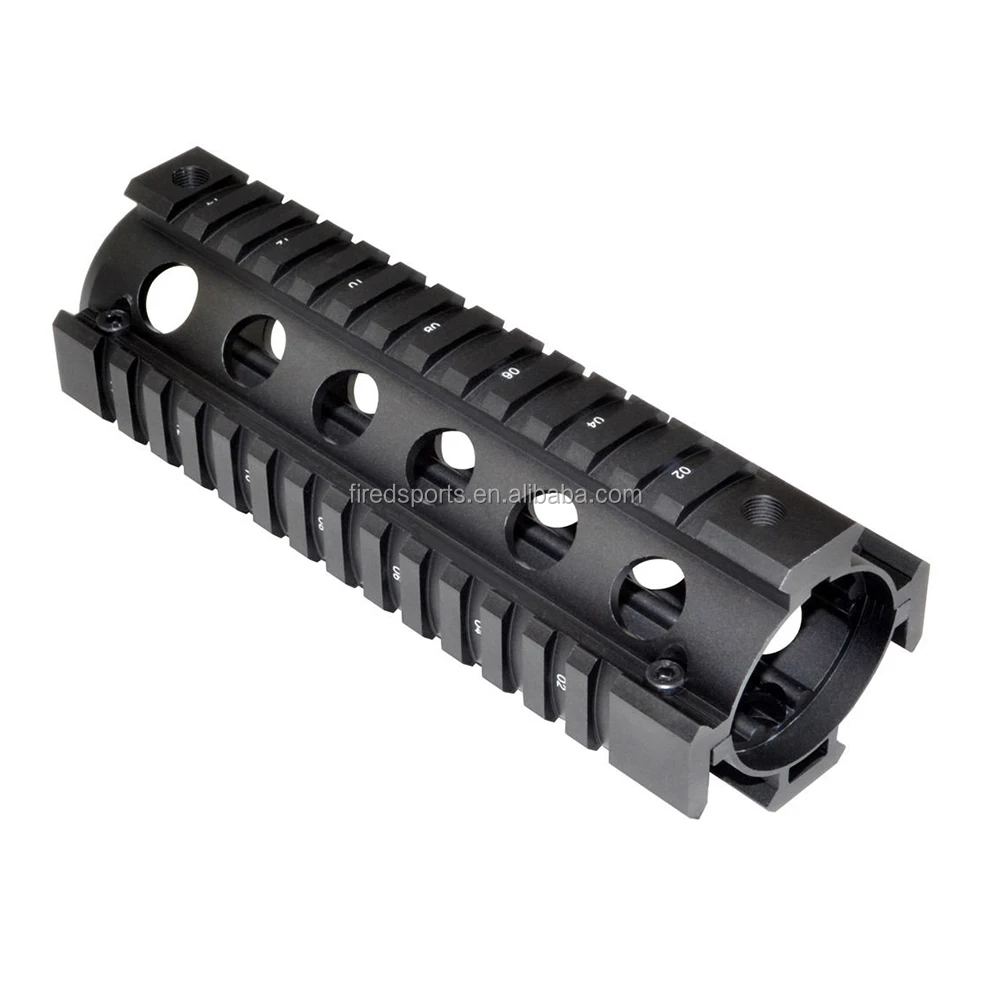 Ar-15 7" Handguard Quad Rail Drop In Two Piece Carbine Picatinny .223 ...