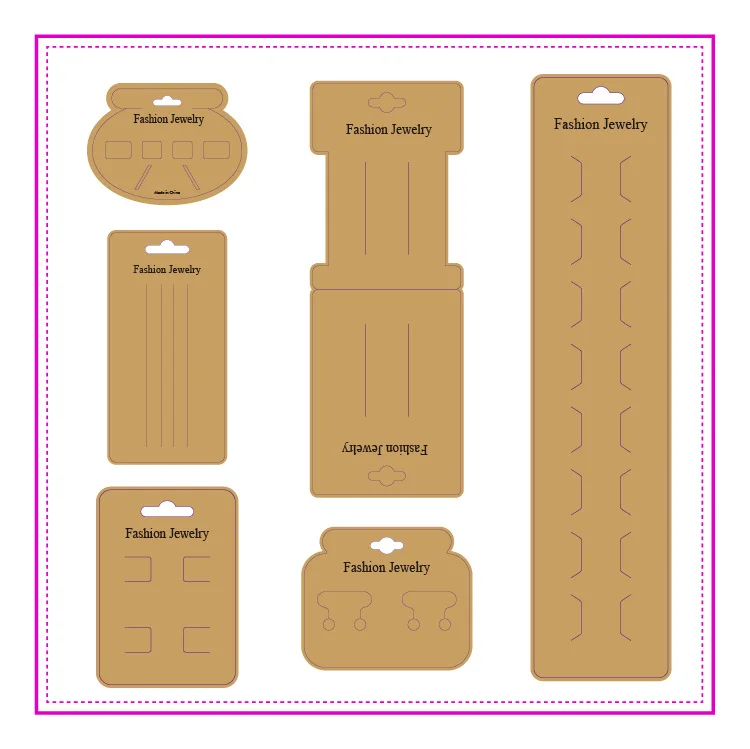 Black New Design hang Display Headband Card Personal Headband Cardboard ...