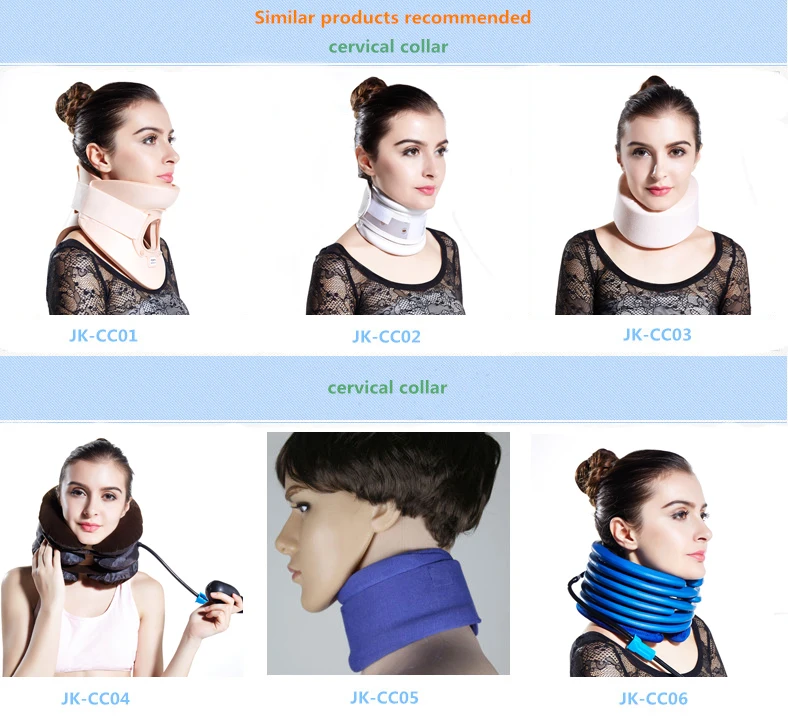 Semihard Height Adjustable Cervical Collar Reusable Neck Injury Brace ...