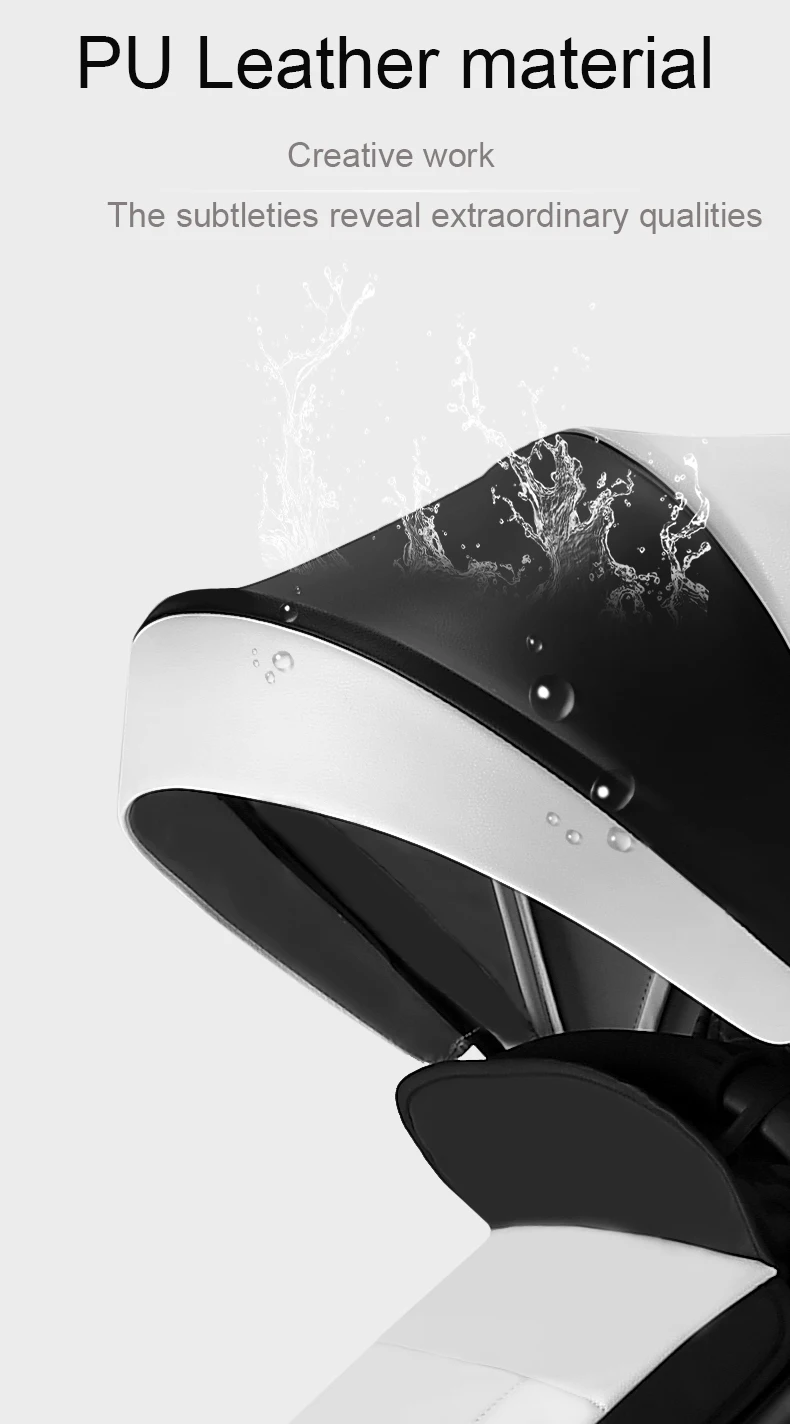 Poussette Cuire - Eazy Foldable Light Weight Leather Pram