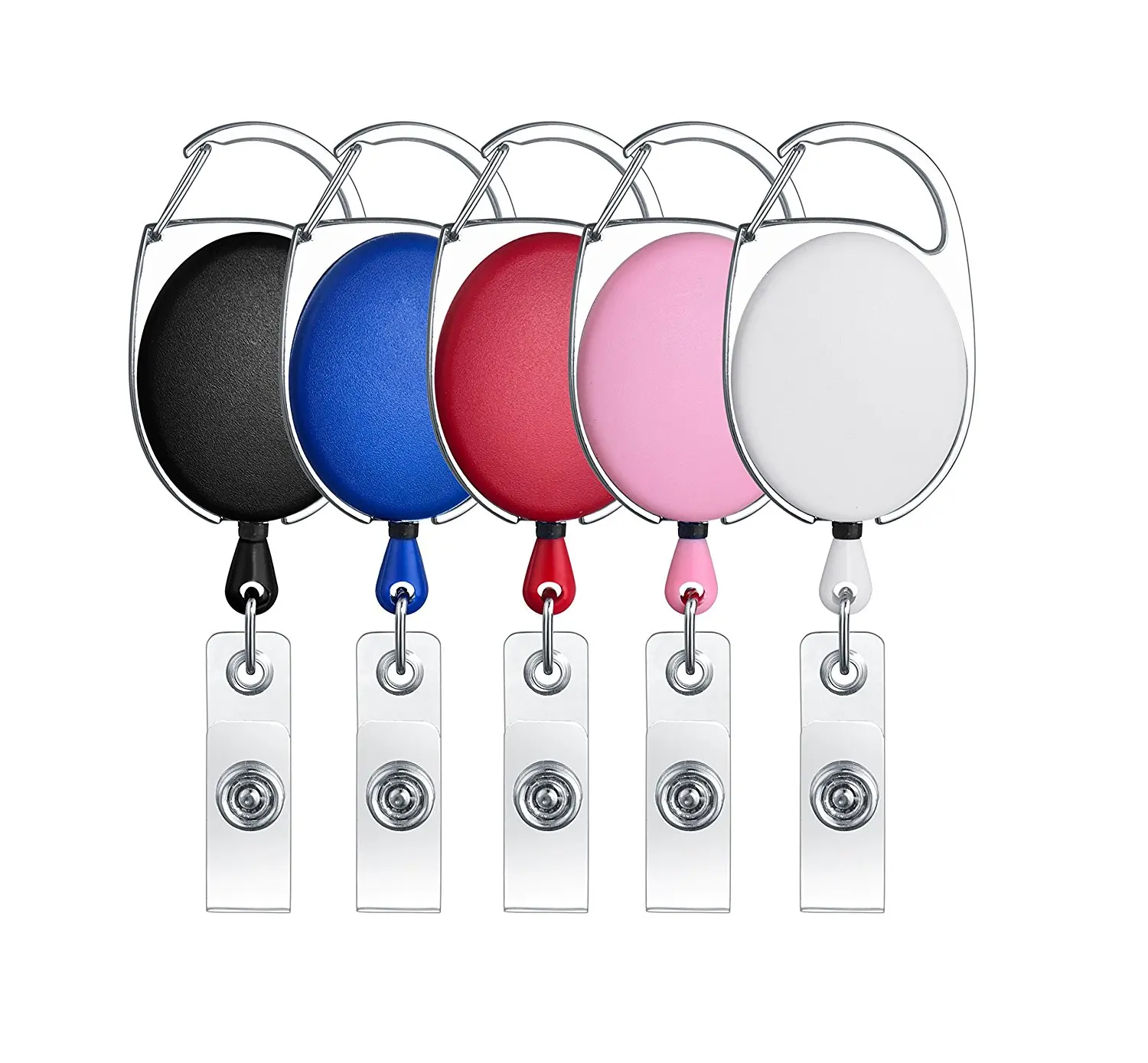Wholesale Retractable Plastic Yoyo Keychain Card Holder Id Badge Reel ...