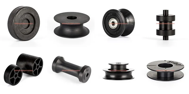 Custom U V Groove Type Plastic Pulley With Bearings - Buy V Groove ...