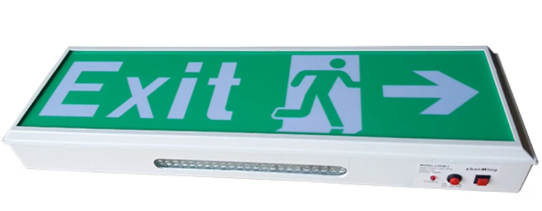 High Quality Fluorescent Emergency Exit Box For Internal Use - Buy ...
