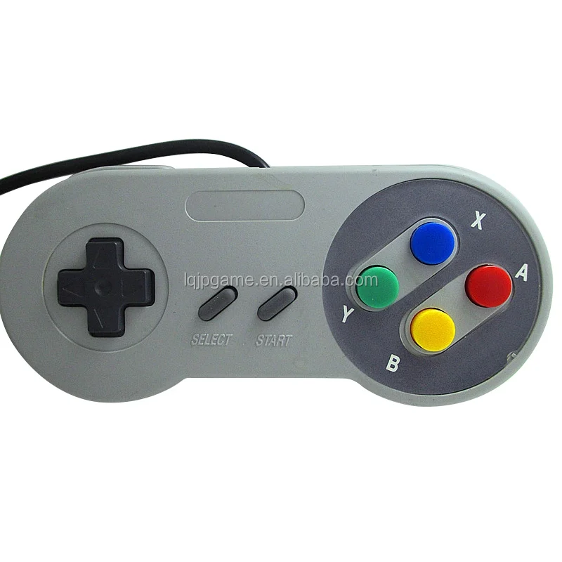 New 16 Bit Controller For Snes For Super Nintendo System Console ...