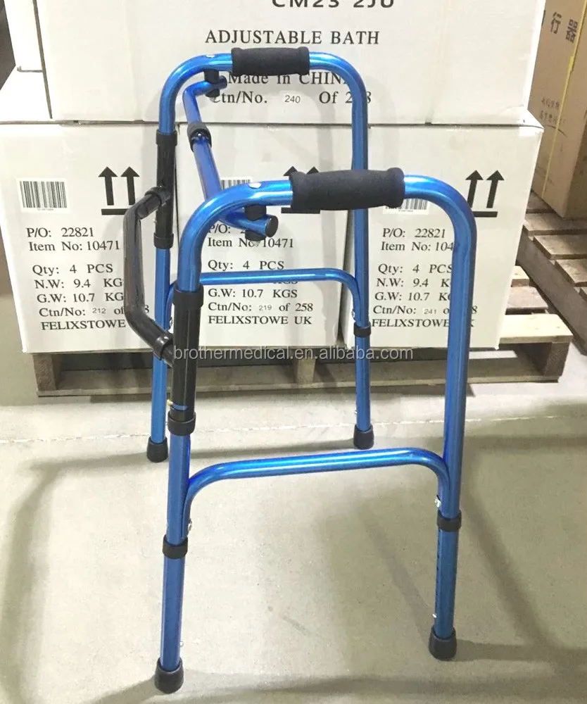 Aluminum Walker for Elderly and Disabled - Adjustable & Durable