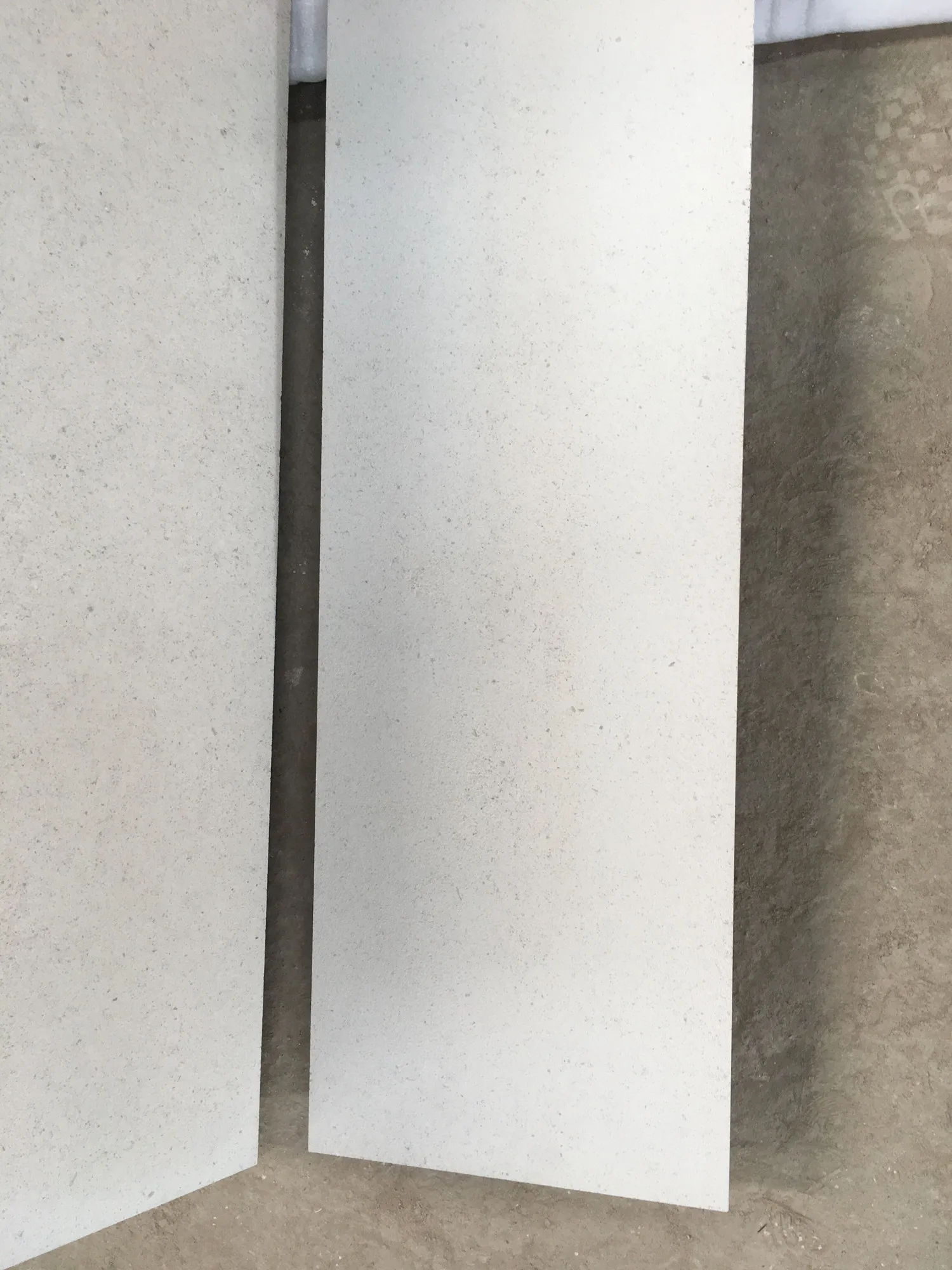 Exterior Portugal White Sandblasted Limestone Cladding