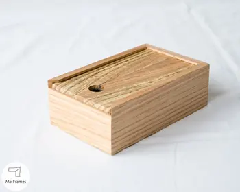 Handmade Packing Boxes Vintage Natural Wood Box Sliding Lid - Buy Wood ...
