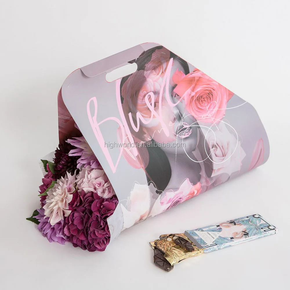 Elegant Flower Bouquet Carrier Bags - Custom & Recyclable