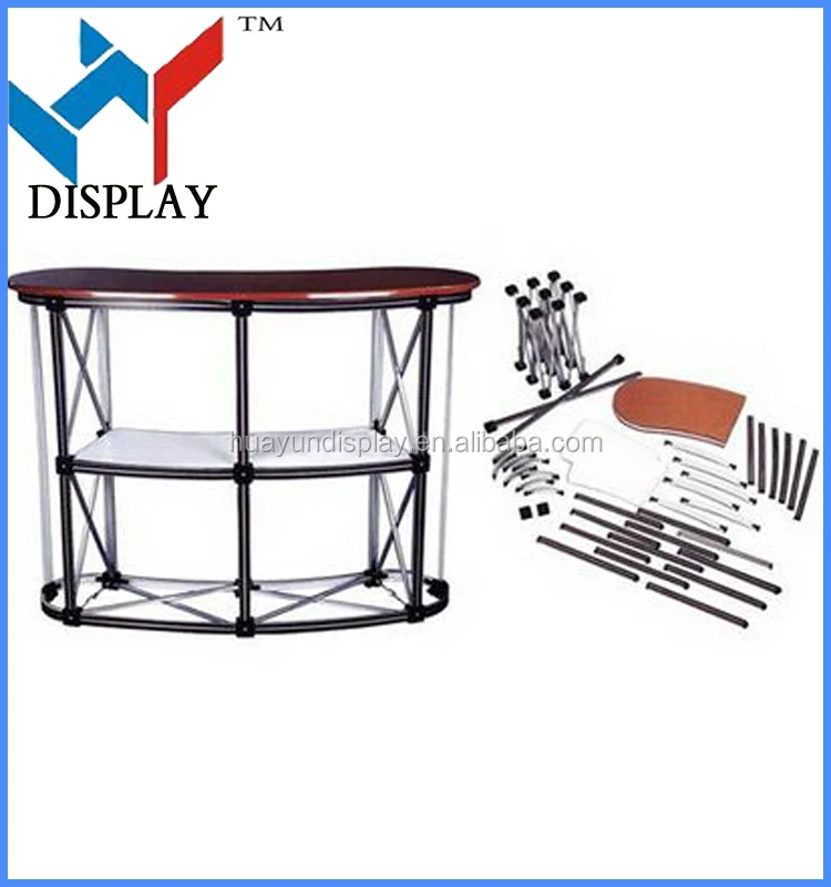 Hot Sale Promotion Sampling Pop Up Exhibition Display Table - Buy ...
