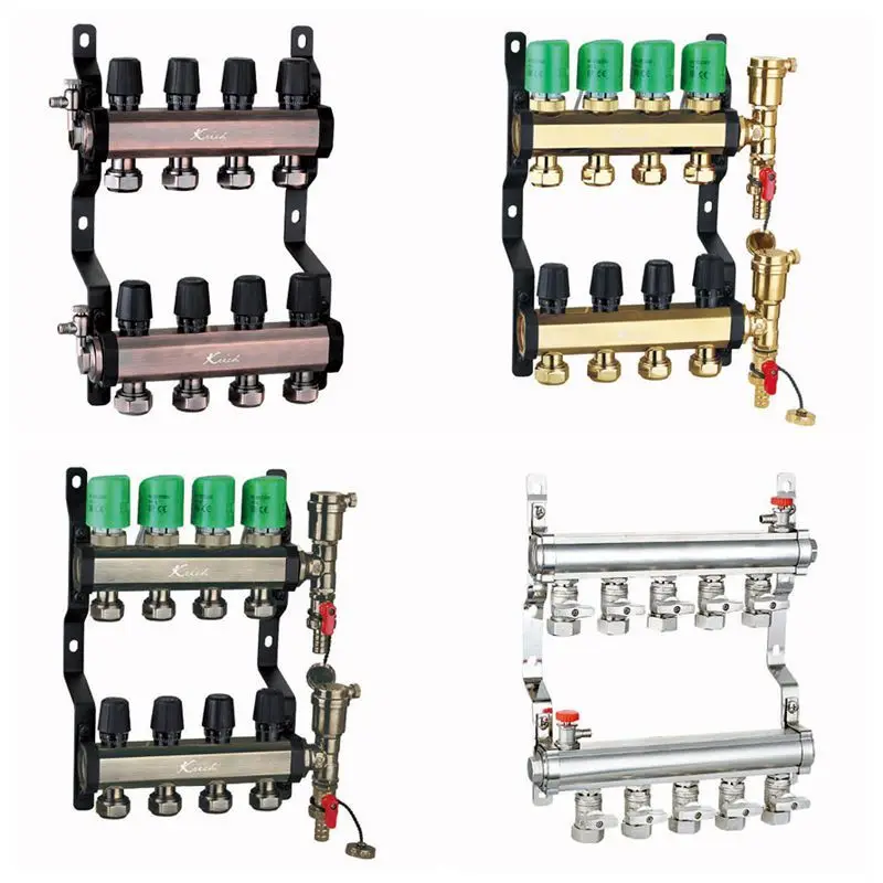 High Pressure Resistance Brass Manifold Dn 25 Or 32 Water Manifold Pn16 ...