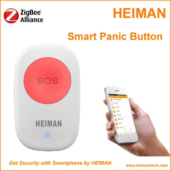 Wireless Smart Zigbee Panic Switch With Red Color Button - Buy Smart ...
