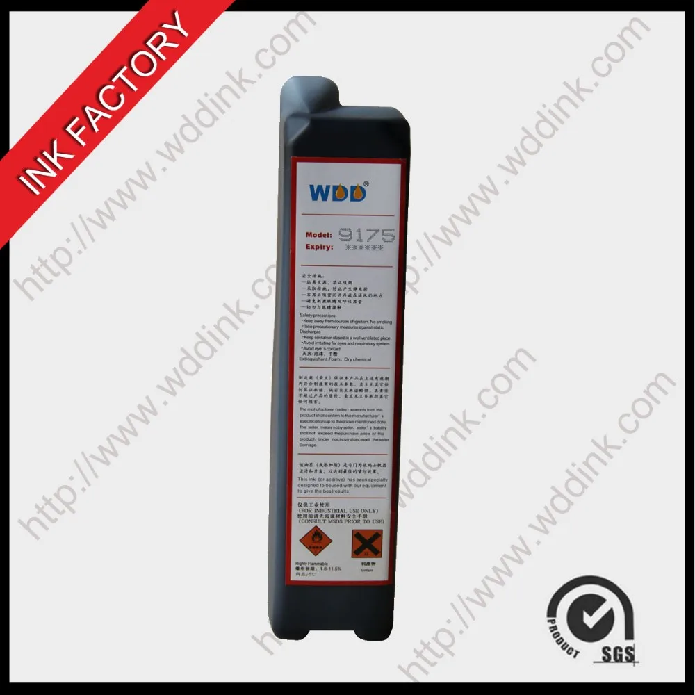 Black Ink 9175 For Markem- Imaje Cij Inkjet Small Character - Buy Black ...