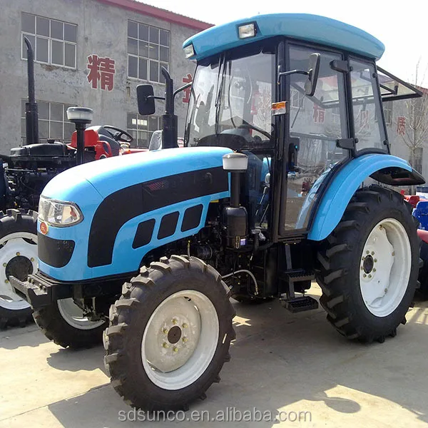 65 Hp Tractor With Implement Loader,Backhoe And Logging Trailer - Buy ...