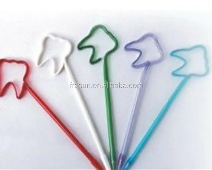 Tooth Shape Straw Ball Pen for Dental Gift - FRASUN BRAND