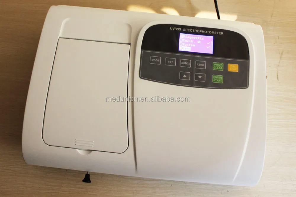 Factory Price Portable Uv Vis Spectrophotometer Price With Glass ...