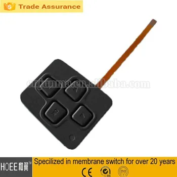 Four Tactile Buttons Rubber Overlay Membrane Fpc Circuit Switch Keypad ...