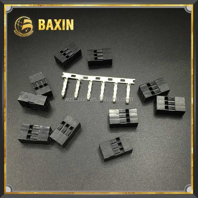 Black Dupont 2.54mm Pitch Tjc8 Connector 2x3pin Tjc8 Connector - Buy Dupont 2.54mm,Tjc8 ...