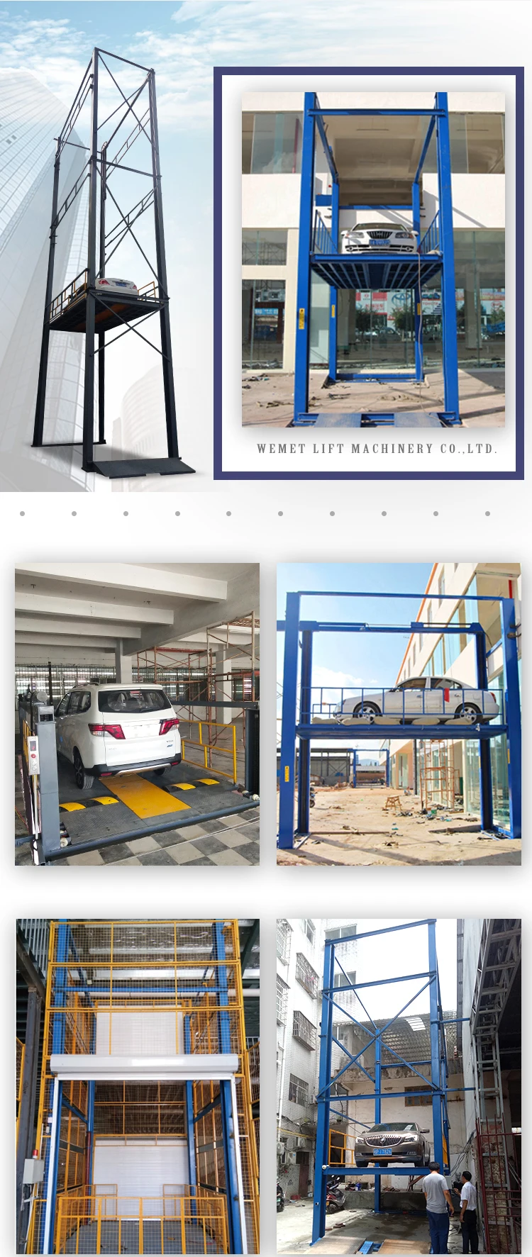 Four Column Hydraulic Hoist - Efficient Car Lift Solutions