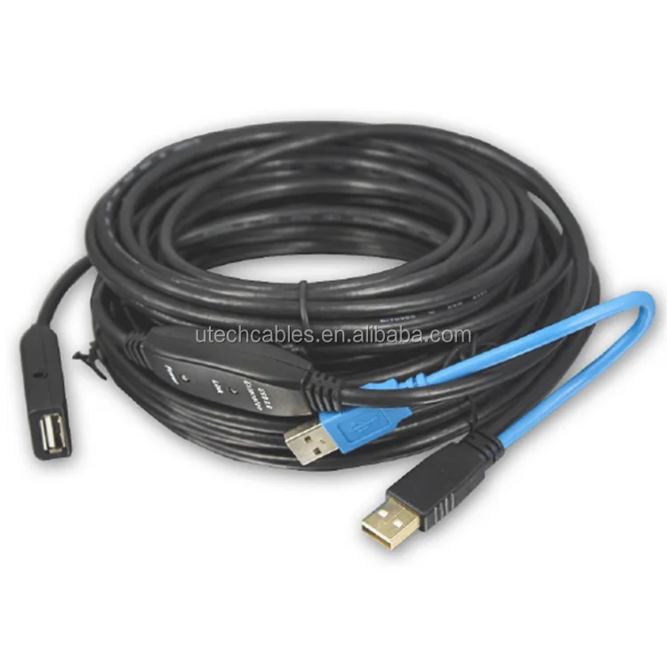 30ft USB 3.0 Active Extension Cable - High Quality & Reliable