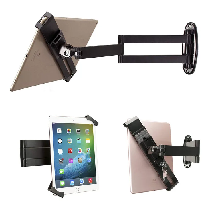 Metal Security Anti-theft Wall Mount 7-12 Inch Tablet Holder Bracket ...