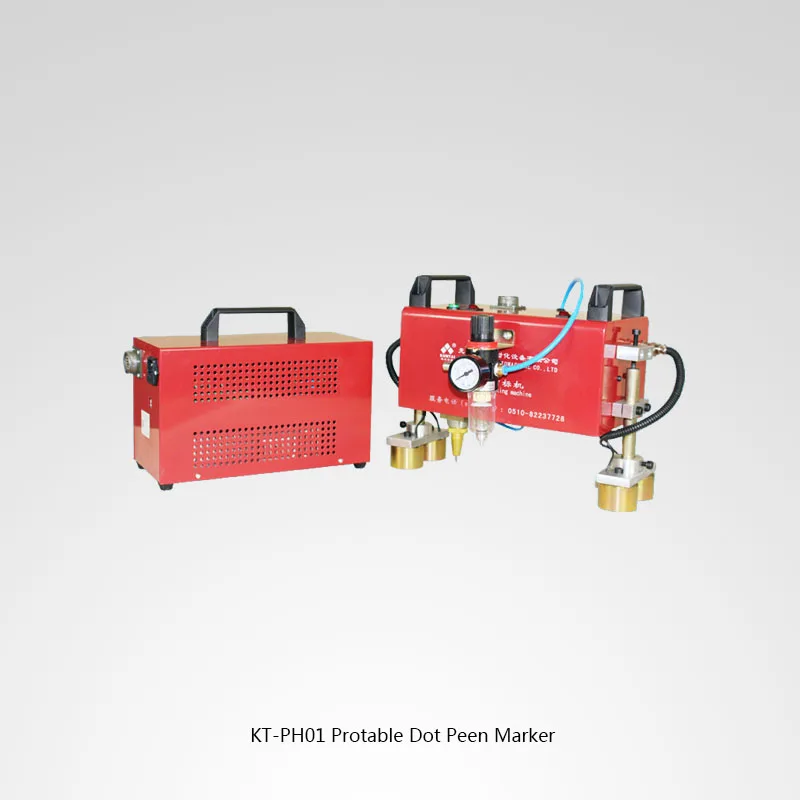 150mm50mm Handheld Pneumatic Dot Peen Pin Marking Machine For Vin ...