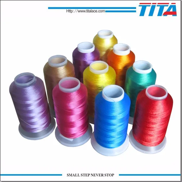100% Polyester Arc Embroidery Thread For Thread Winding Machine - Buy ...