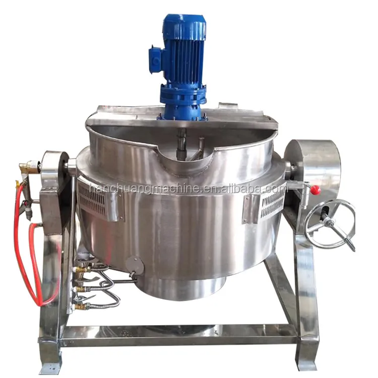 Stirring Jam Cooking Pot/sandwich Pot 500 Liter Steam Jacketed Cooking ...