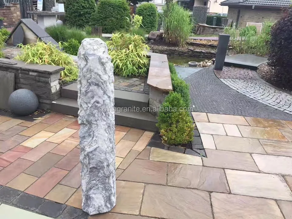 Natural Stone Monolith For Garden Decoration - Buy Stone Monolith ...