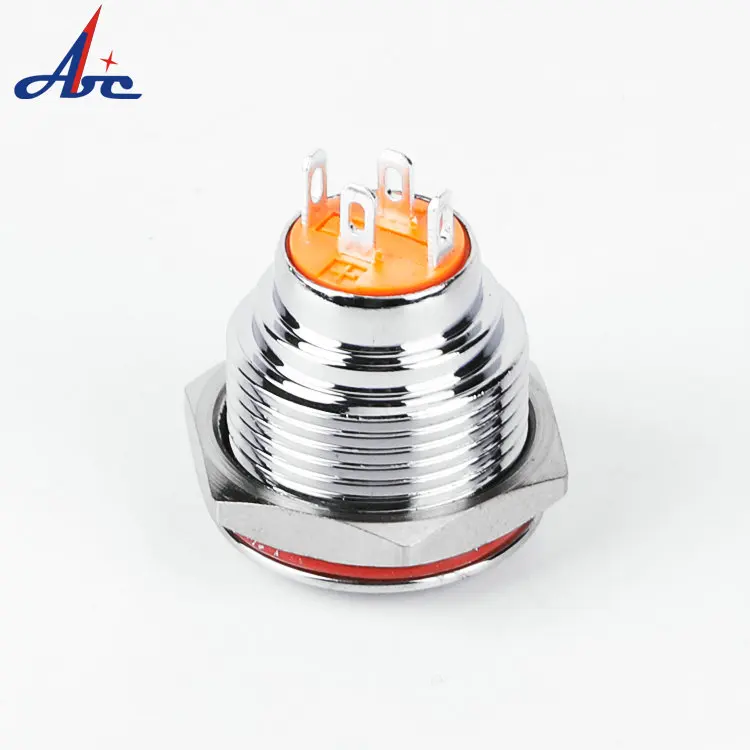 5a Red Led Illuminated 16mm Push Pull Button Switch - Buy Push Pull ...