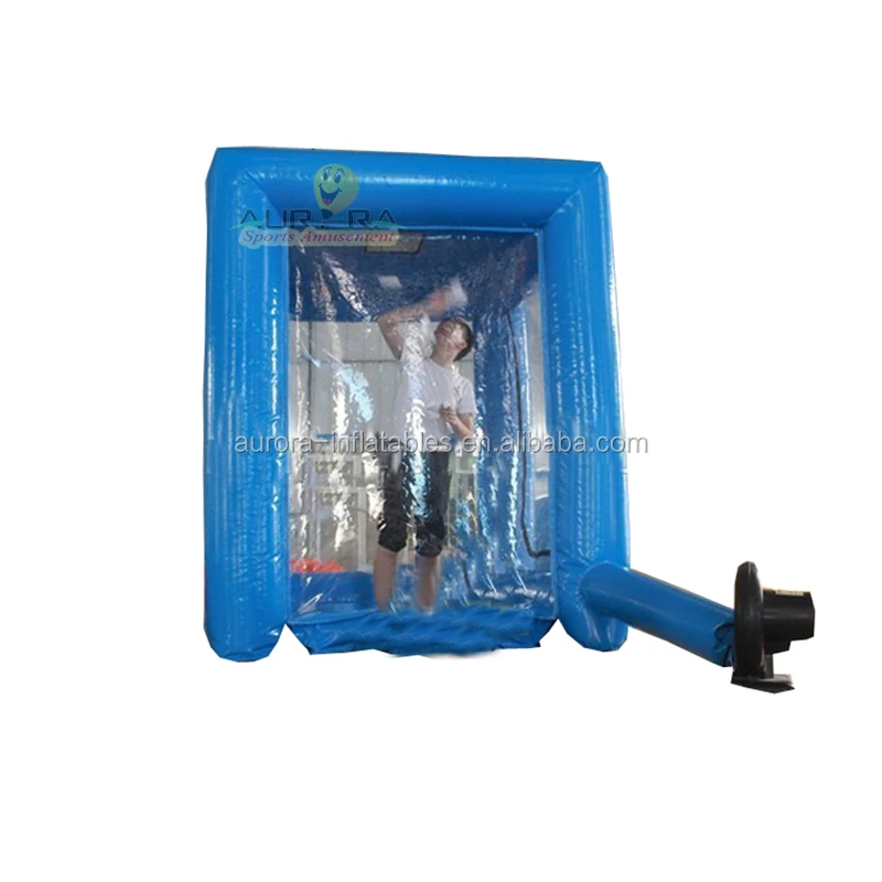 New Style Inflatable Cube Cash Money Catching Grab Machine Booth Money ...
