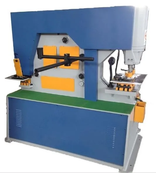 Plate Steel Iron Iron Worker Combined Punching And Cutting Machine ...