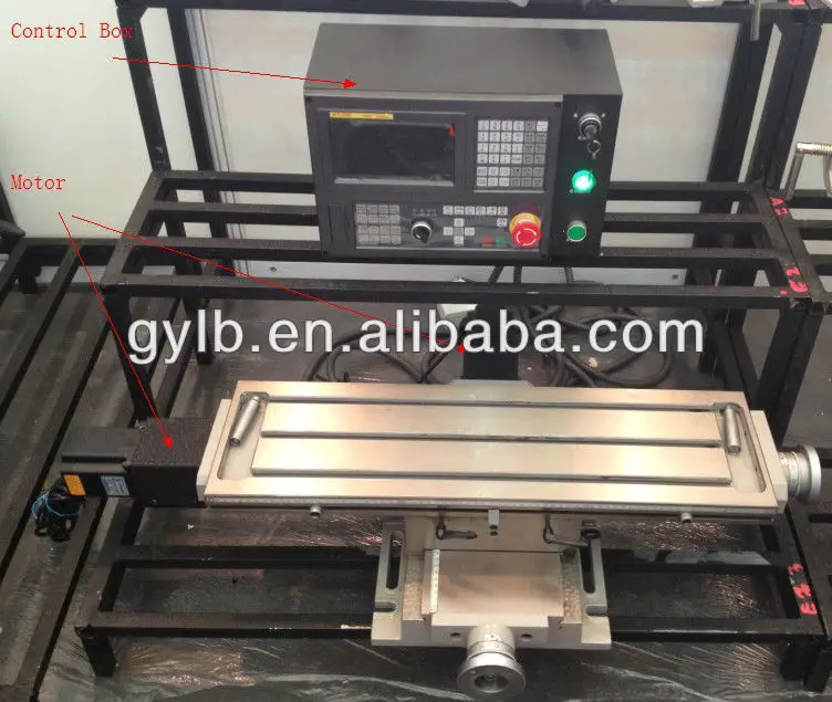 206-b Cnc Cross Slide Table With Stepping Motor&ball Screw - Buy ...
