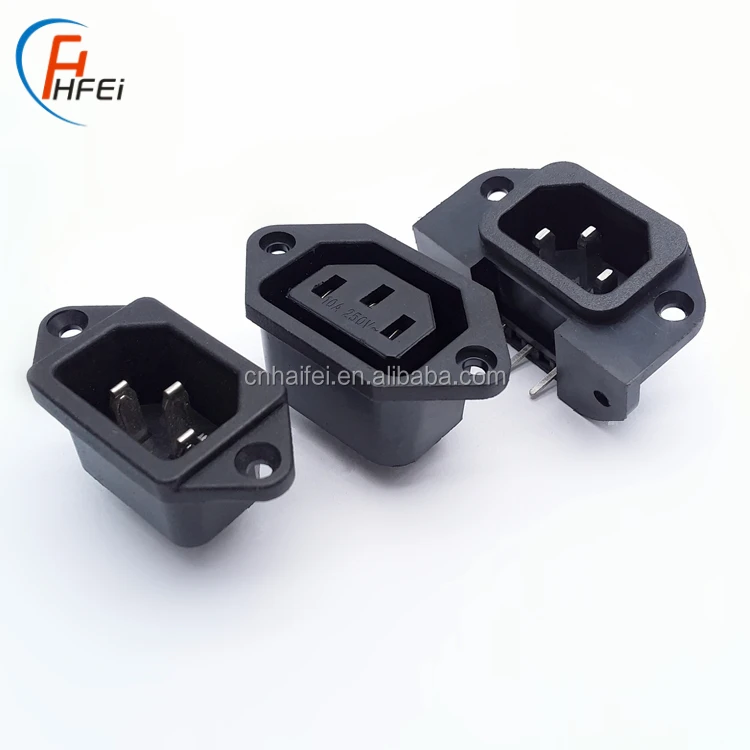 IEC320 C13 Male Connector Power Socket Outlet - Reliable AC