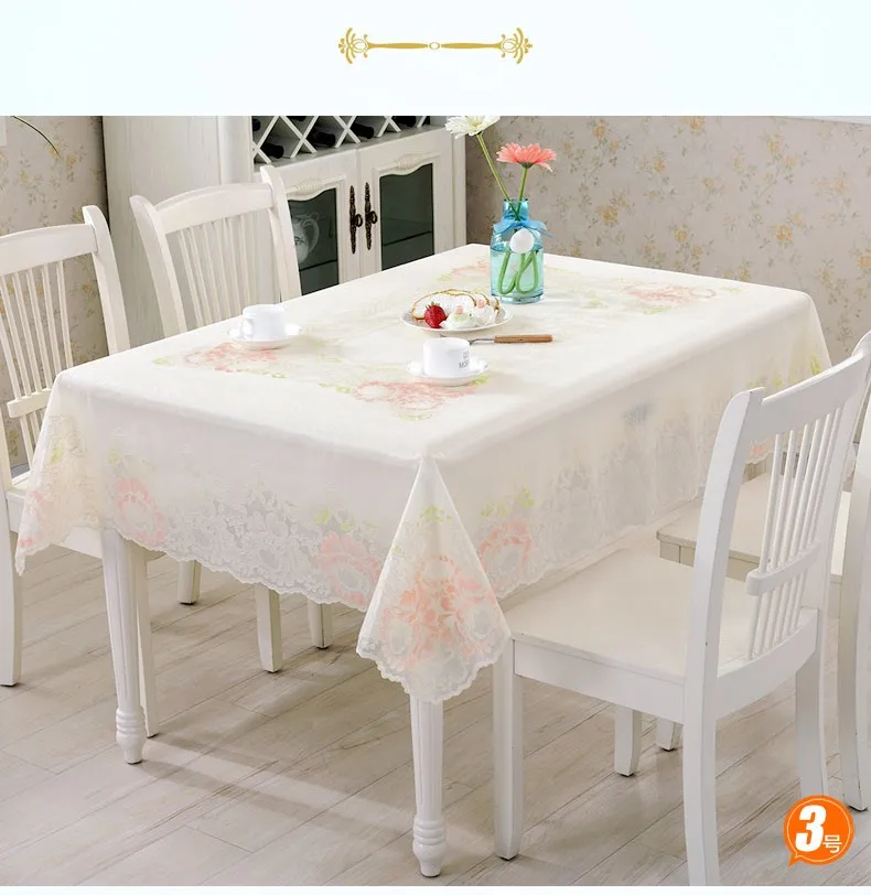 Transparent Plastic Table Cloth Pvc/pe/peva Waterproof Table Cloth ...