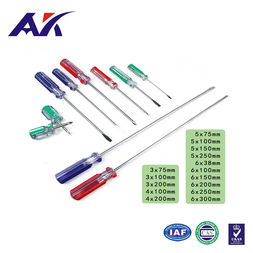 Non Magnetic Phillips Head Screwdriver - Transparent Handle